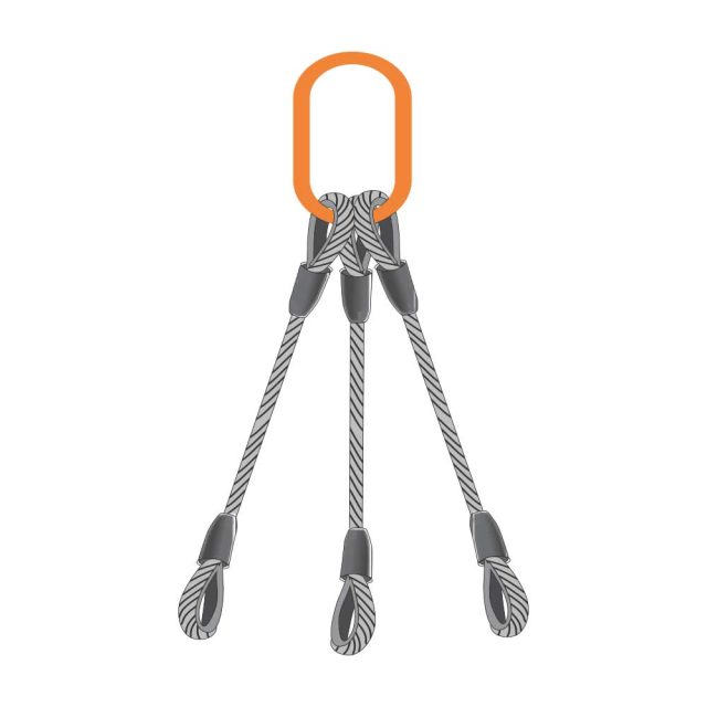 Estrobo de Cable de Acero con 4 Ramales – CS Beaver