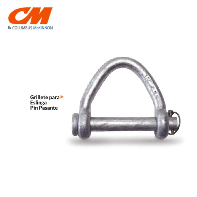 Grillete para Eslinga con Tuerca y Pasador – CS Beaver